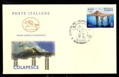 Envelope First Day FDC 2022 Europa Myths And Legends Colapesce | eBay ...