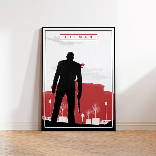 Hitman Game Poster, Wall Art, Wall Decoration, Classic Matte Poster 1 ...