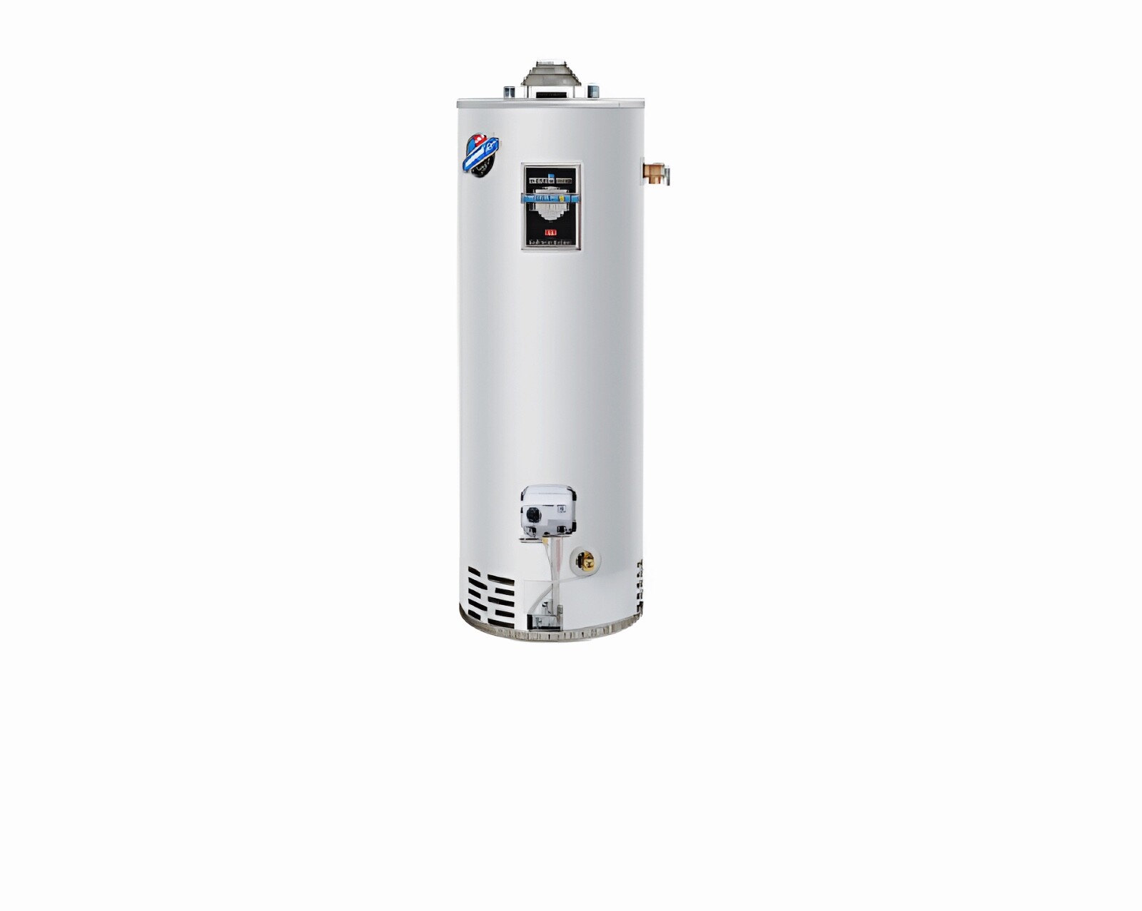 Bradford White 40 Gal Tall Nat Gas Water Heater – 40,000 BTU, RG240T6N ...