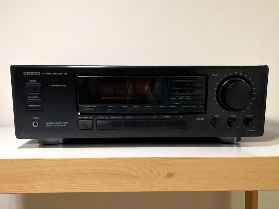Onkyo TX-V940 Receiver HiFi Stereo Vintage 2 Channel Phono Home Audio ...