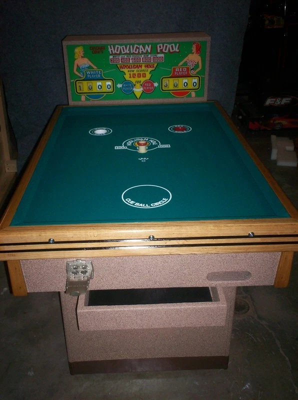 Chicago Coin Bumper Pool Table