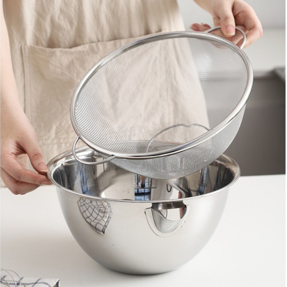 304 Stainless Steel Mesh Drainage Basket with Comfortable Side Handles ...
