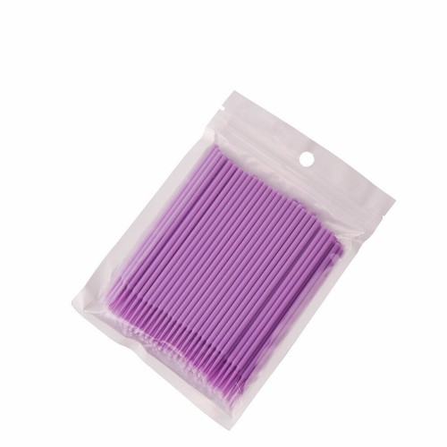 100 Pcs Purple Dental Micro Brush Disposable Materials Tooth ...