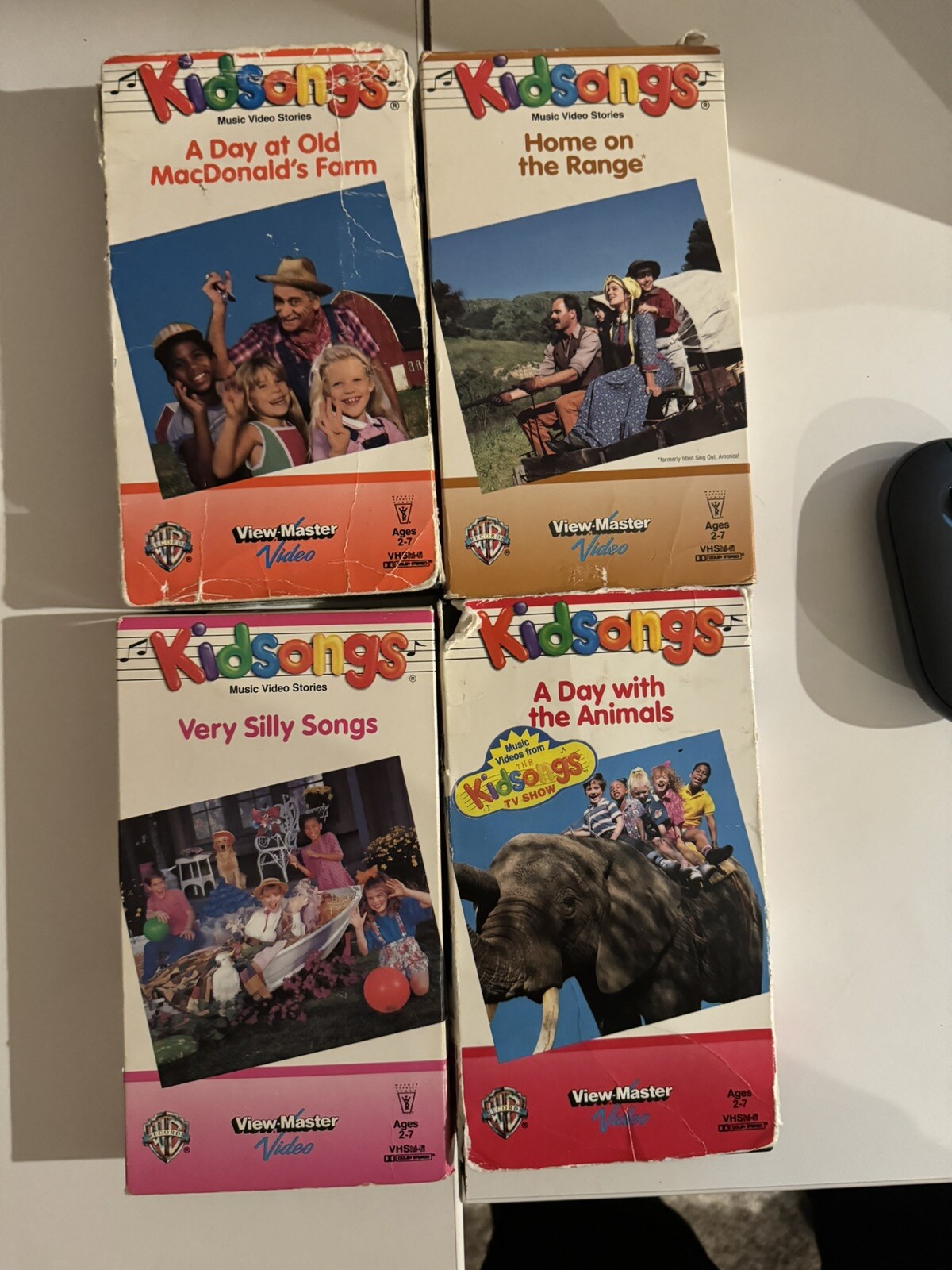 Vintage Kidsongs VHS Tapes Lot of 4 | Grelly USA