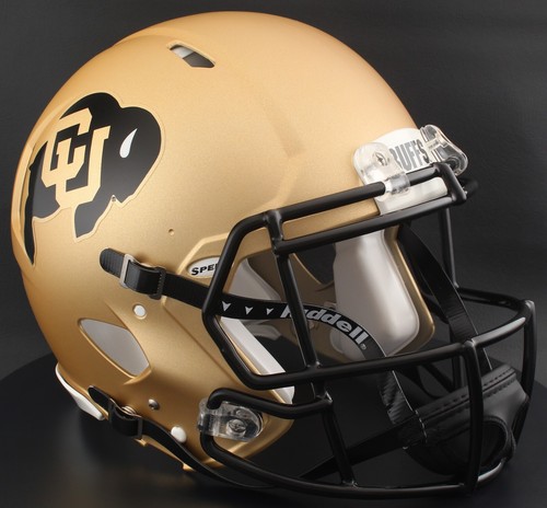COLORADO BUFFALOES NCAA Riddell Speed Full Size AUTHENTIC Football ...