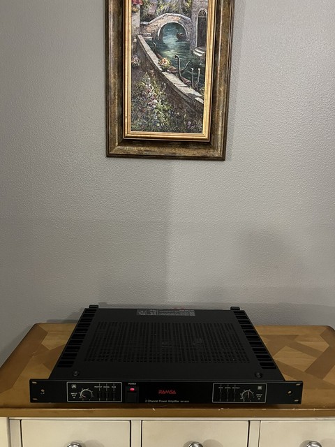 Ramsa Wp-9055 Two Channel Professional Power Amplifier 50watt Tested ...