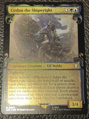 Mtg LTC—Lord Of The Rings— Cirdan The Shipwright—Showcase Scrolls FOIL ...