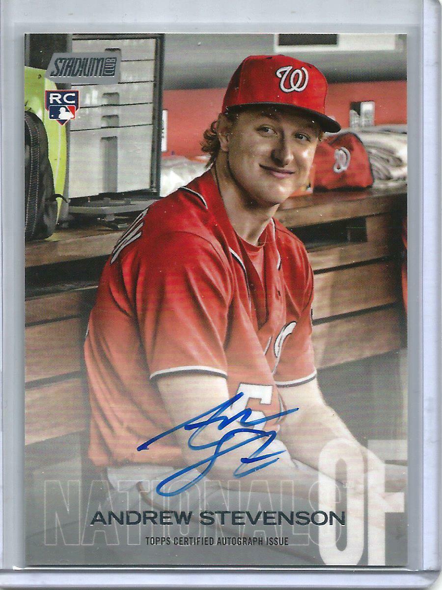 Andrew Stevenson 2018 Topps Stadium Club Autograph Rookie | eBay