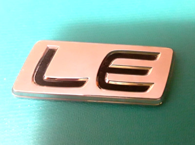 2003-2008 Toyota Corolla LE Emblem Letters Logo Badge Trunk Rear Chrome ...