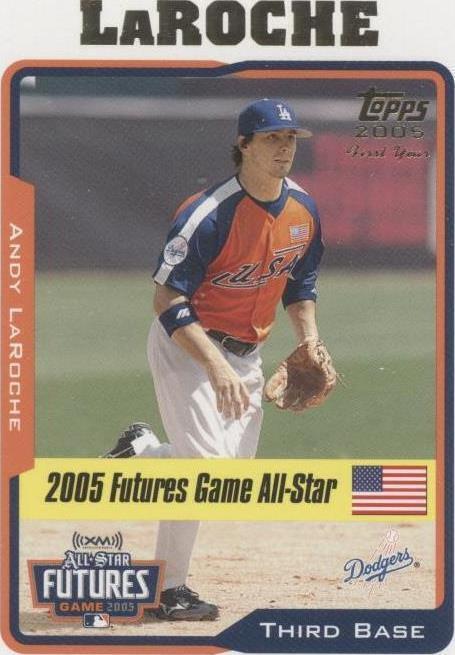 2005 Topps Updates & Highlights - Futures Game Andy LaRoche #UH216 (RC ...
