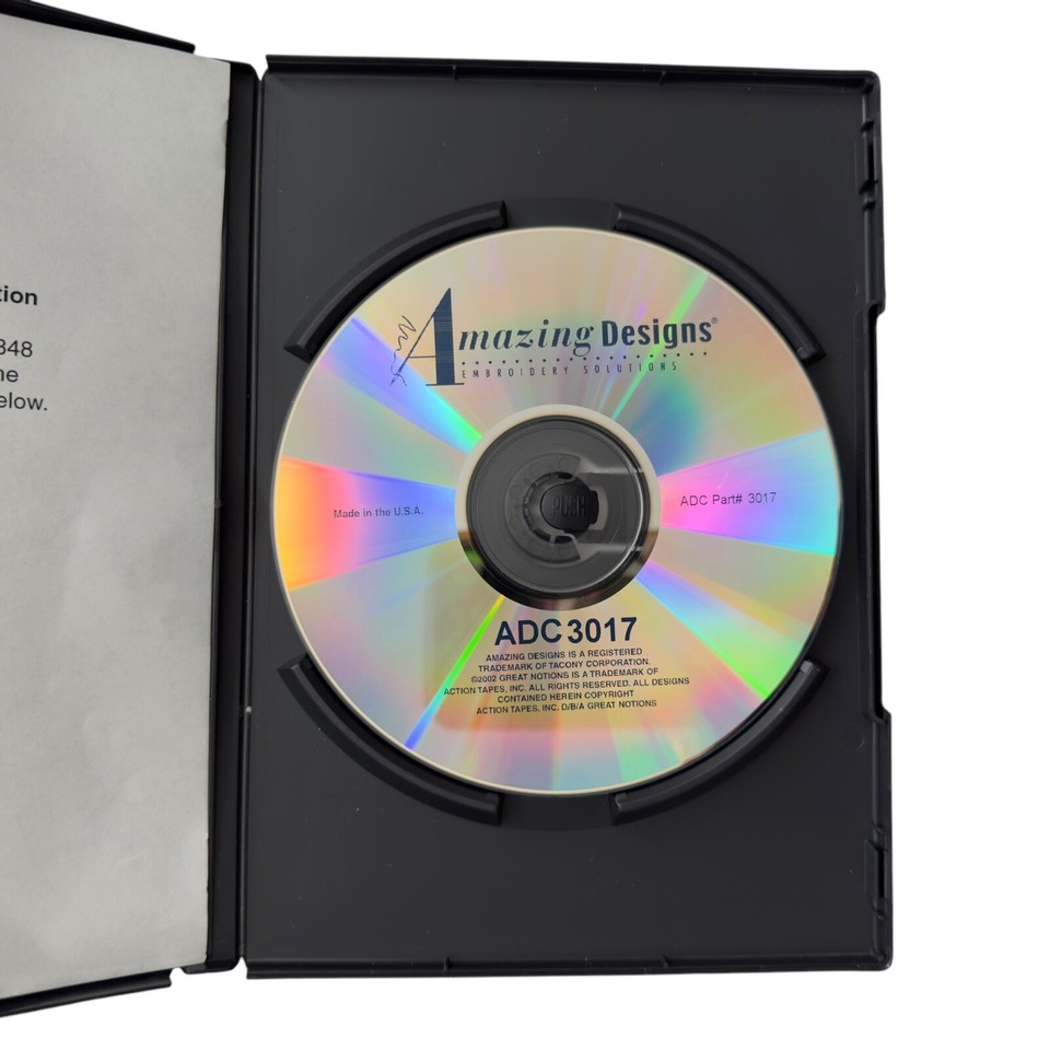 Amazing Designs Machine Embroidery CDs Lot of 8 New & Used | eBay