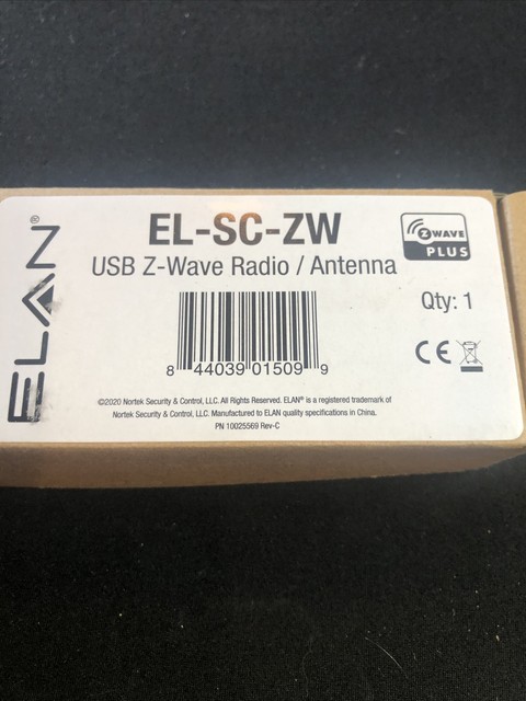 ELAN EL-SC-ZW Transceiver USB Z- Wave Radio/Antenna for sale online | eBay