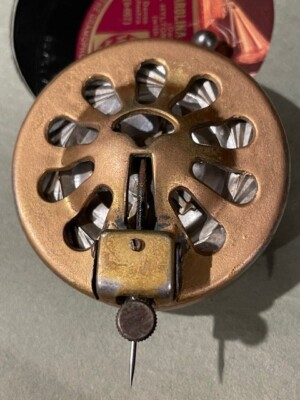 GOLD VICTOR VICTROLA ORTHOPHONIC REPRODUCER Sound-Box Phonograph | eBay