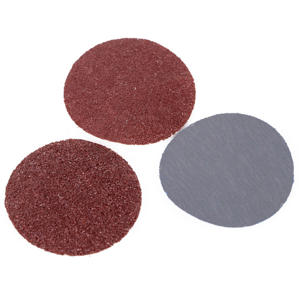 100 Pcs Round Emery Papers Flocking Disc Sandpaper Set Pieces Self ...