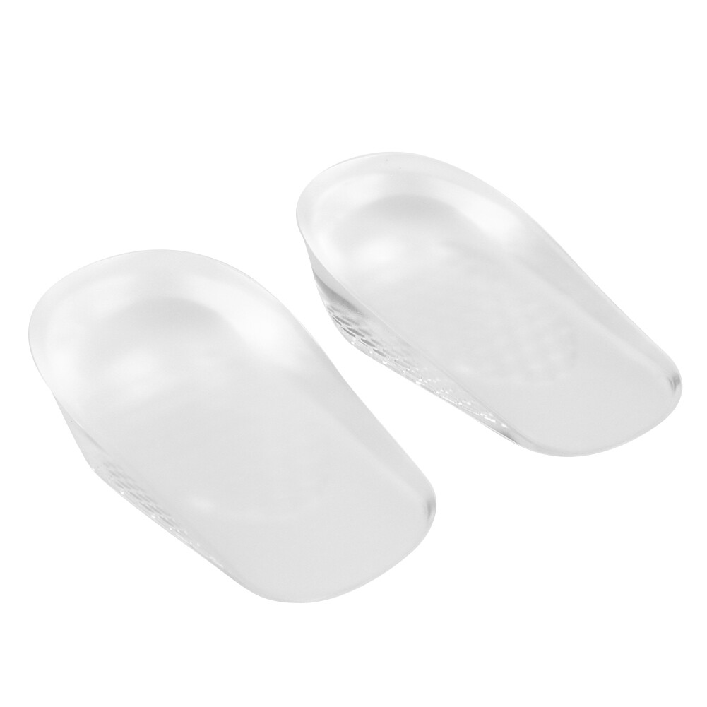 Silicone Heel Cups Shoe Inserts Half Heel Insole Height Increase Heel ...