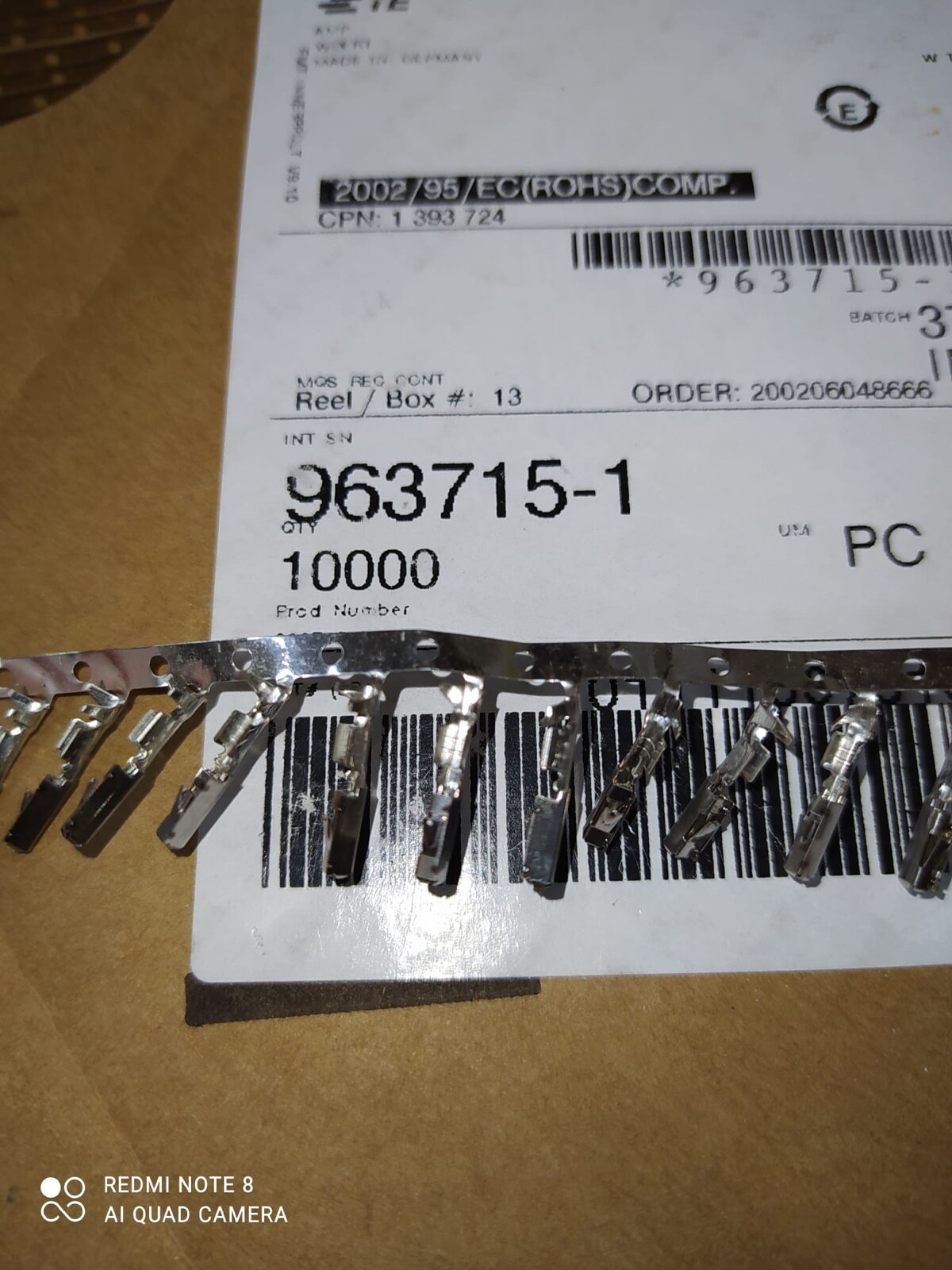 TE 963715-1 BMW AUDI VW WIRING PLUG CONNECTOR HOUSING CONTACT PIN MQS ...