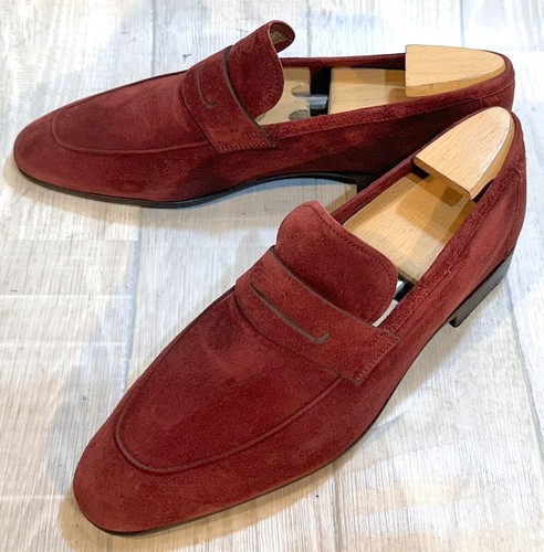 Berluti Lorenzo Lima Leather Loafers 6.5US/6 US Wine Slip-On Used Good ...