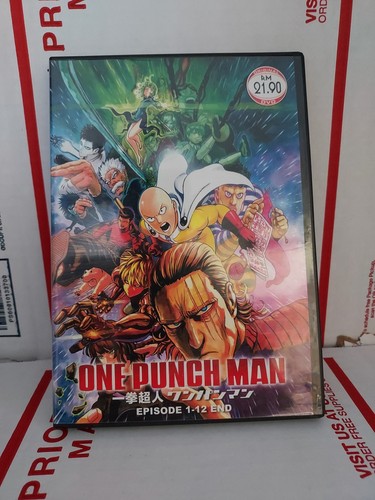 DVD Anime One Punch Man Complete TV Series 1-12 English Subtitle Used ...