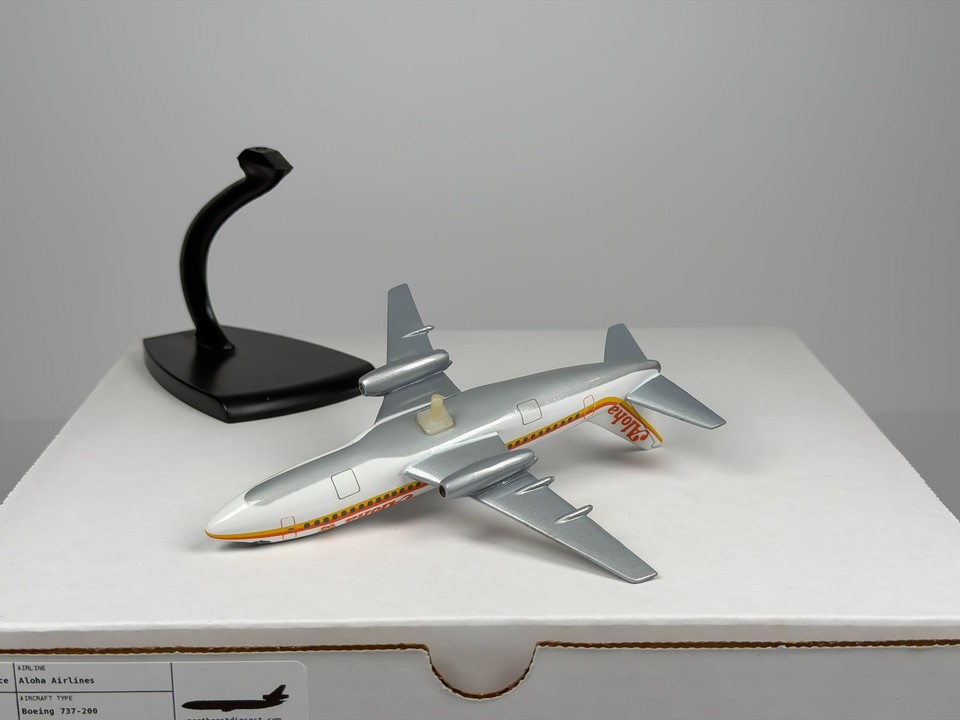 Vintage Air Jet Advance Aloha Airlines Boeing 737-200 1:200 Scale ...