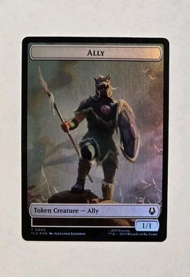 MTG Avatar Ally Token 0005 Clue Token 0014 Double Sided Foil - Near ...