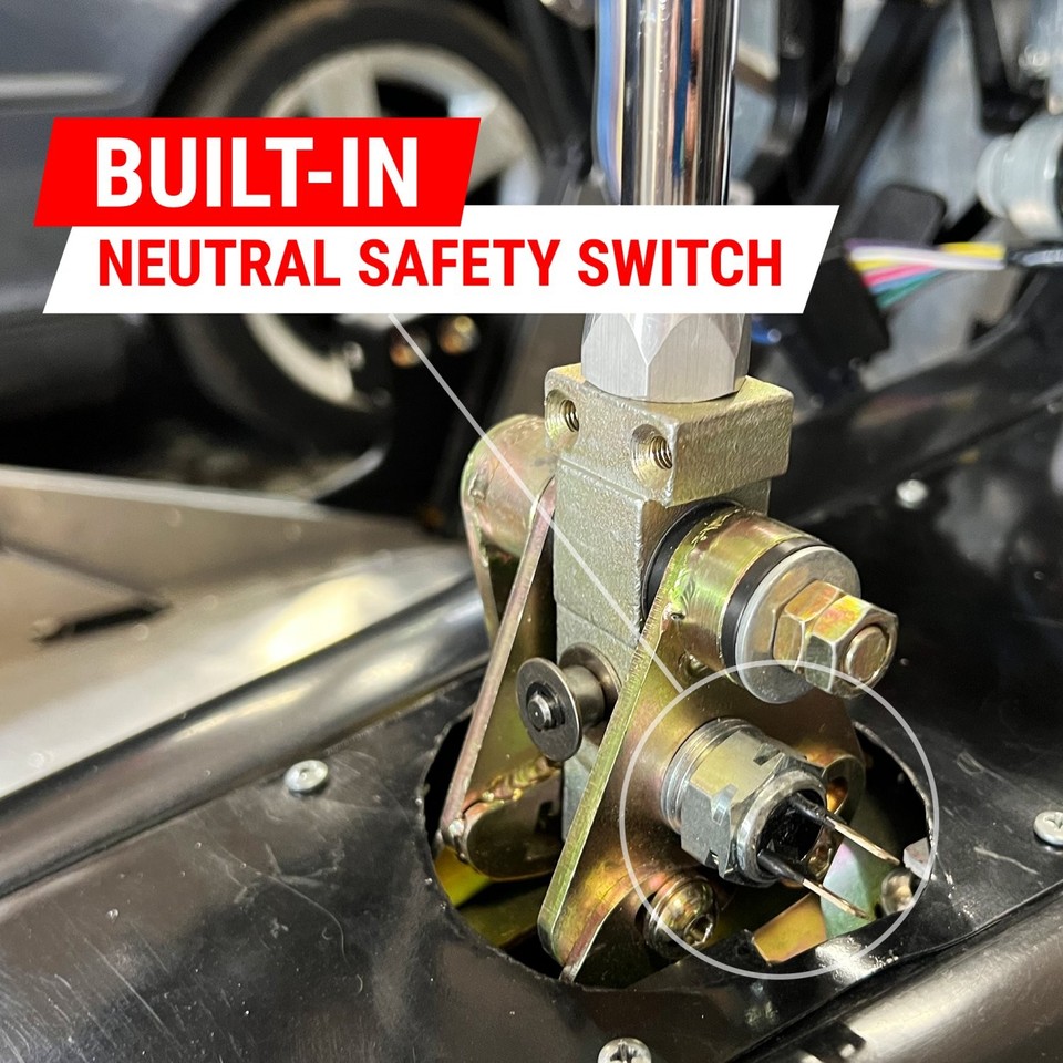 Deluxe Push Button Transmission Shifter Kit w/ 16 Chrome Arm for GM ...