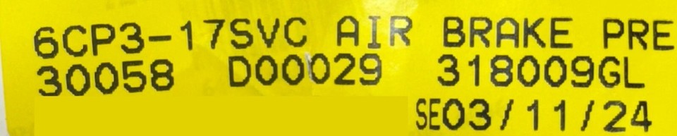 6CP3-17SVC Genuine Paccar Air Brake Pressure Sensor OEM - New | eBay