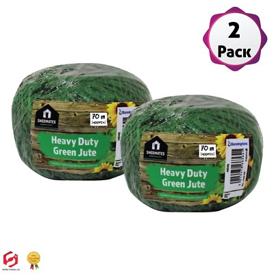 Green Jute Garden String twine Plant support, craft string balls spools ...