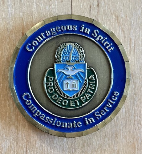 USMA Chaplain / West Point Military Academy Challenge Coin / pro deo et ...