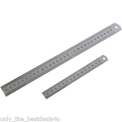 6'' /8"/12" METAL RULE STEEL RULER 150/ 200/ 300 CONVERSION CHART ...