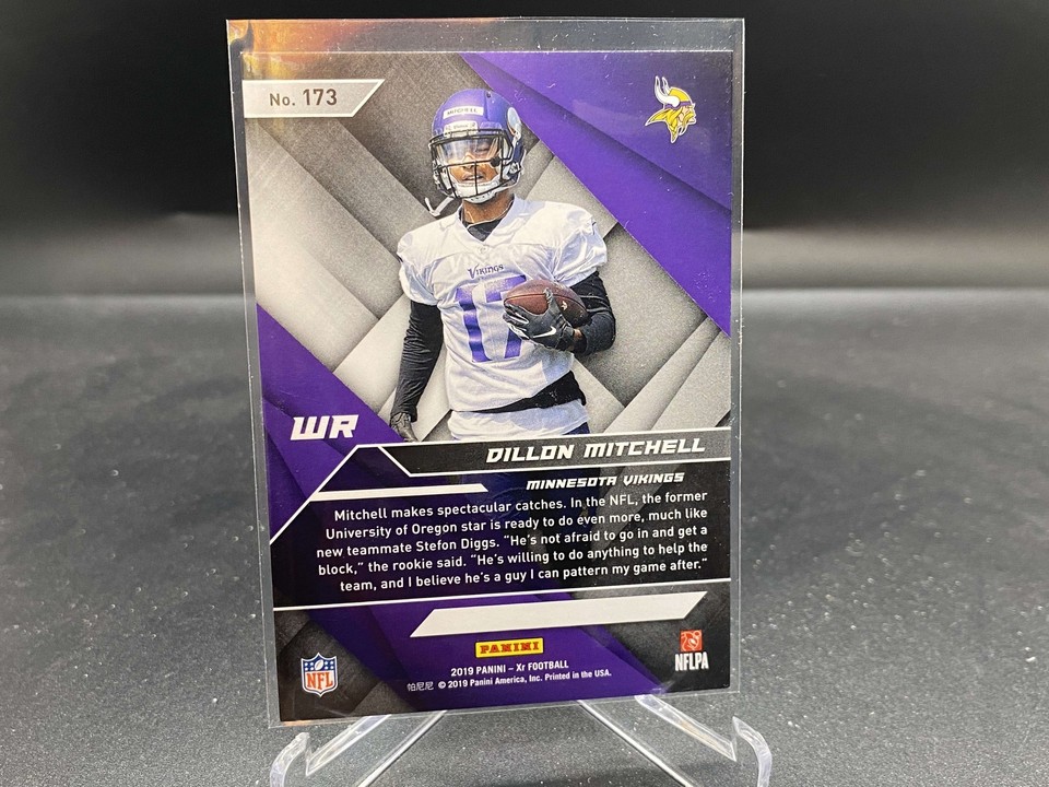 Dillon Mitchell 2019 XR Orange #173 /99 Oregon Vikings RC Rookie | eBay