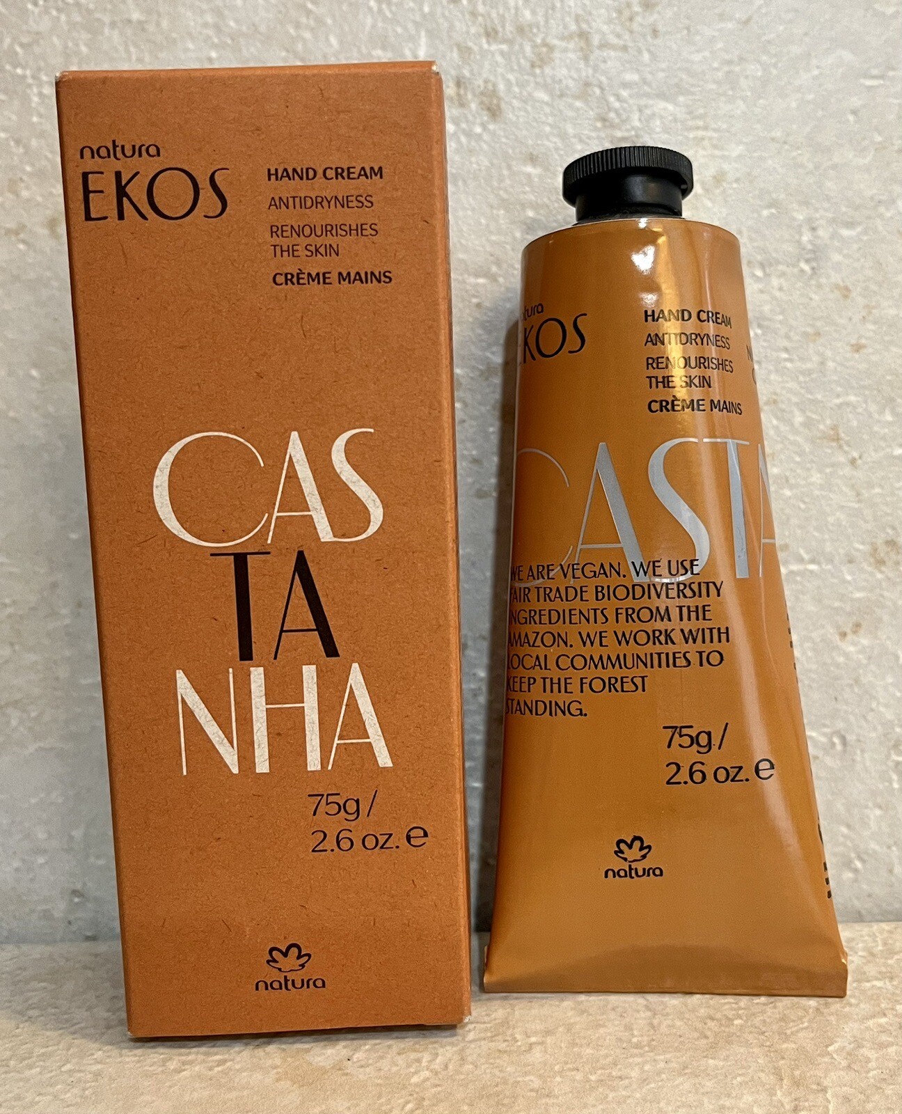 Natura EKOS CASTANHA Nourishing Hand Cream 75g/2.6oz Exp 06/25 | eBay