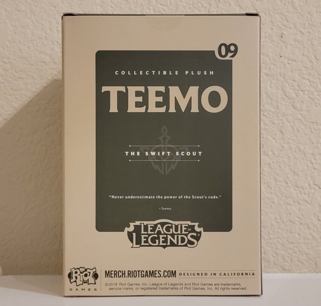 Retried Teemo plush Teemo collectible plush League of Legends Plush | eBay