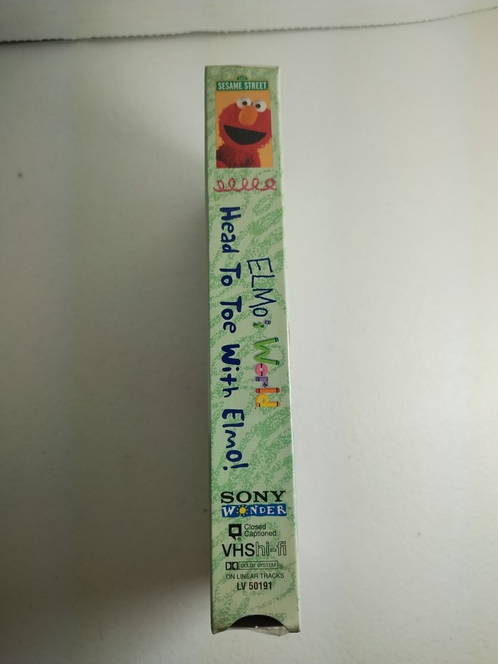 Brand NEW Elmos World - Head to Toe With Elmo VHS RARE Factory Sealed ...