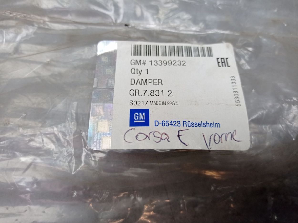 Stoßstangenträger vorne Aufpralldämpfer für OPEL Corsa E 13399232 | eBay.de