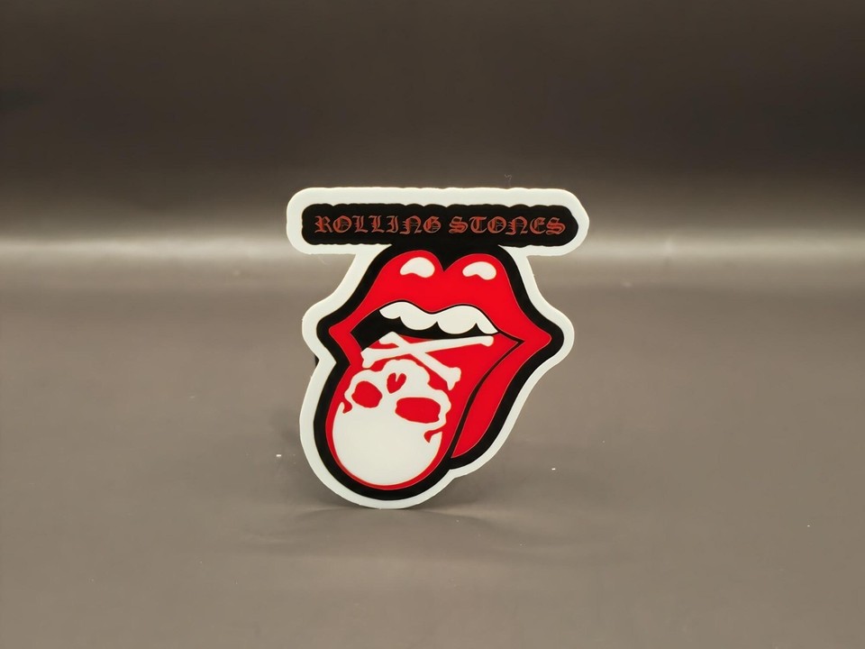 The Rolling Stones Vinyl Stickers The Stones Tongue Mick Jagger 70's ...