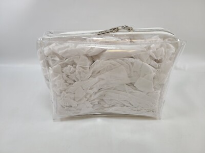 Cee Clear Women's Cosmetics Case Transparent PVC Double Zip Closure | eBay