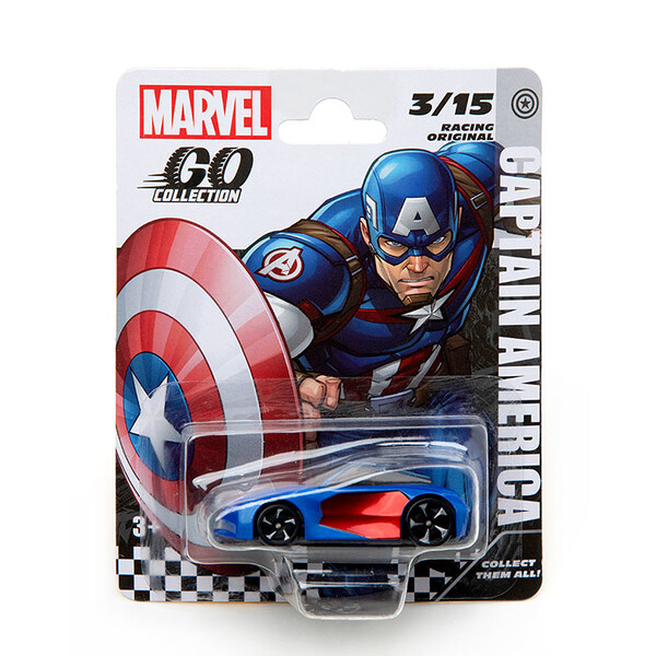 MARVEL GO COLLECTION CAPTAIN AMERICA 3/15 DIECAST CAR LE13203 for sale ...