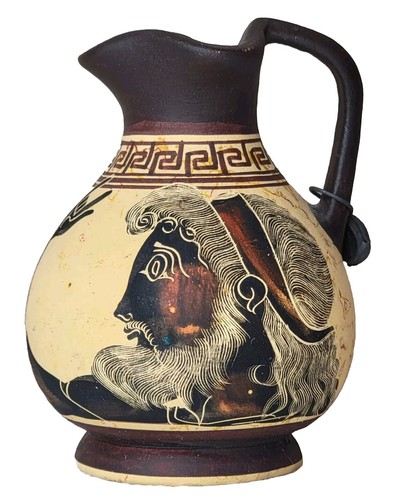 Zues Greek God Pitcher / Vase Pottery Mythology Classical Period 450 B ...