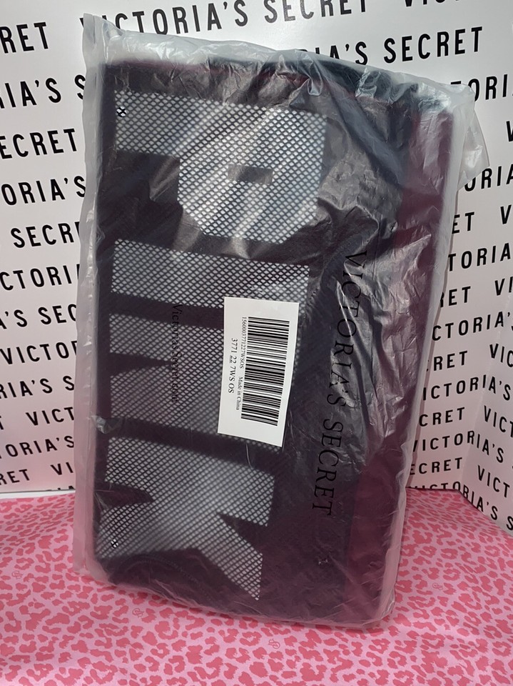 Victoria’s Secret PINK Logo Backpack Drawstring Burgundy Cinch Sack ...