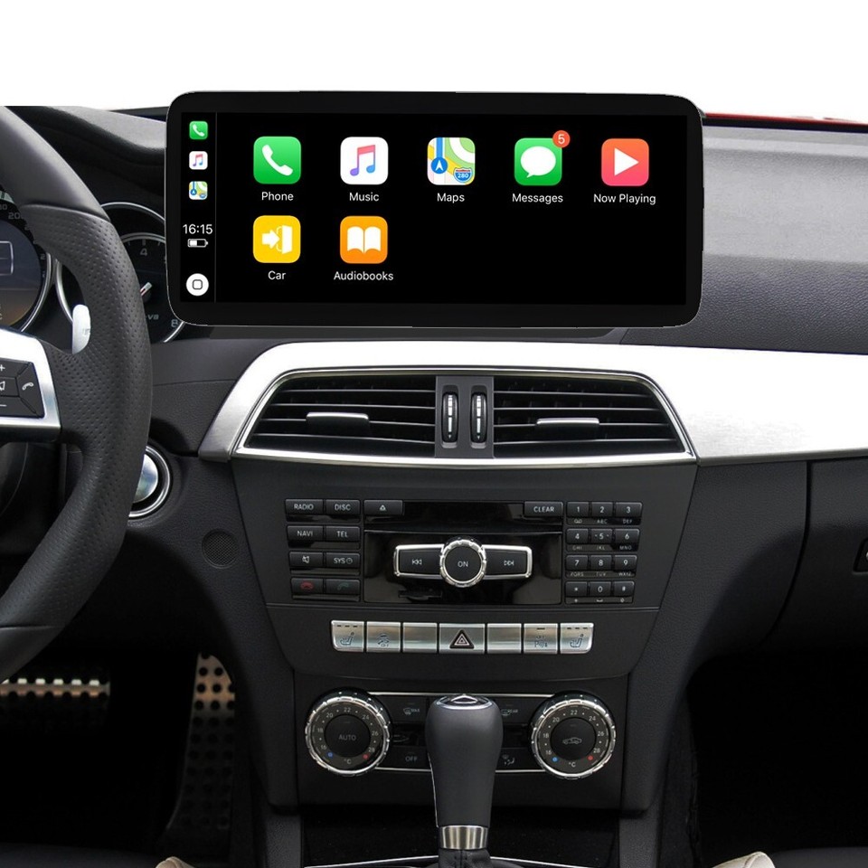 12.3''Car Android Auto GPS CarPlay 8+128G For Mercedes C-Class W204 11 ...