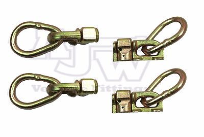 4 X Captive Ring Track Surface Rail Unwin Koller NMI Horsebox Van Cargo ...