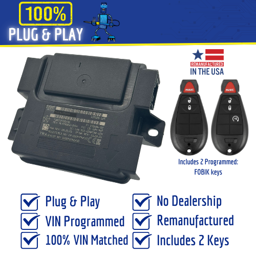 2013-2024 RAM 1500 2500 3500 4500 5500 RF Hub Receiver Keyless Entry ...