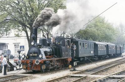 Dampflok-Dia · 89 7159 (preuß. T3) · DRB · Bhf. Achern/Baden · 1979 | eBay
