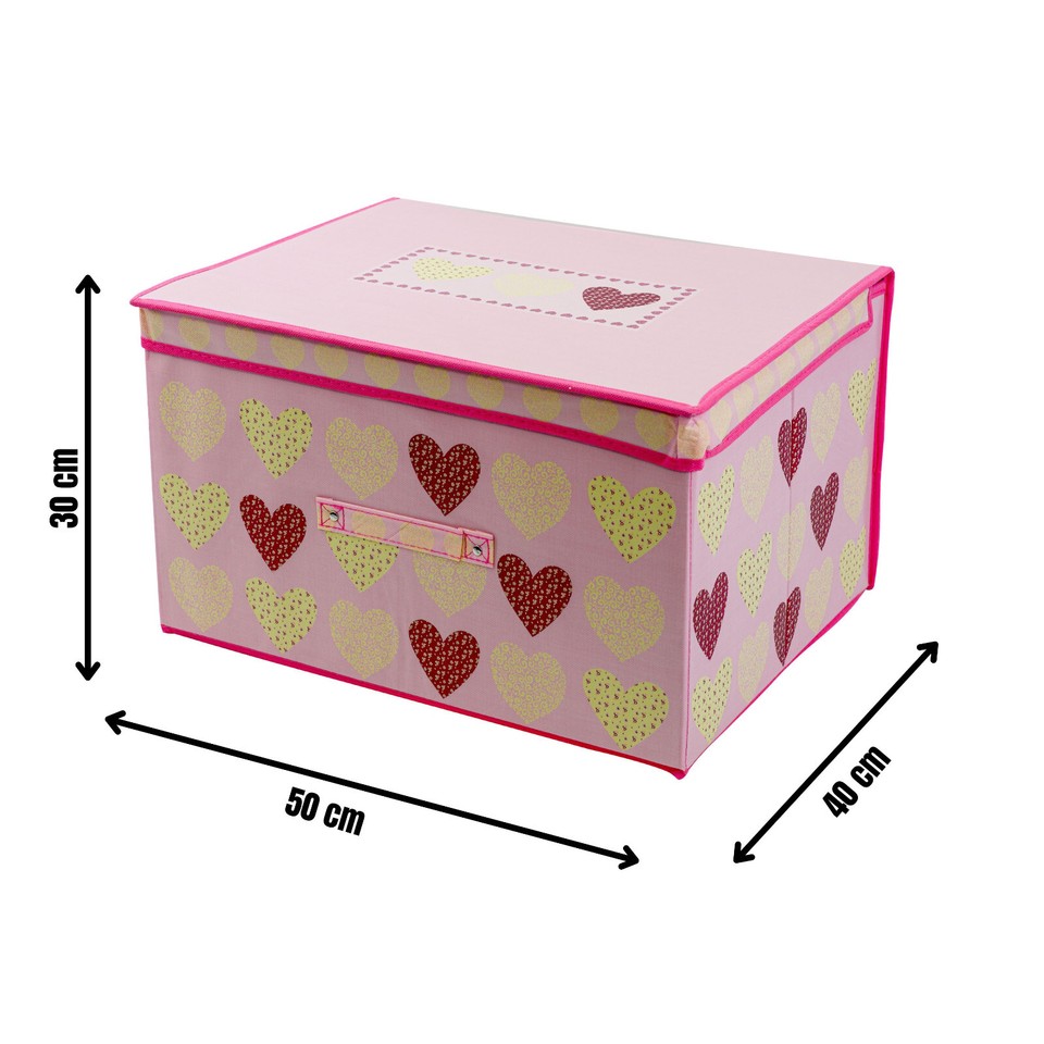 Large Collapsible Storage Box Folding Jumbo Storage Chest Kids Room Toy ...
