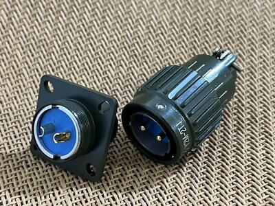 1,Military Gold 2-Pin Twist Male & Female Connector,M2P,teng | eBay