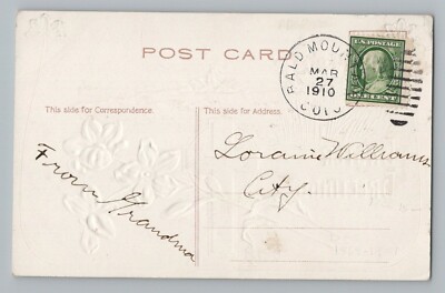 Bald Mountain Colorado Gilpin 1910 Duplex Cancel Postmark Postcard DPO ...
