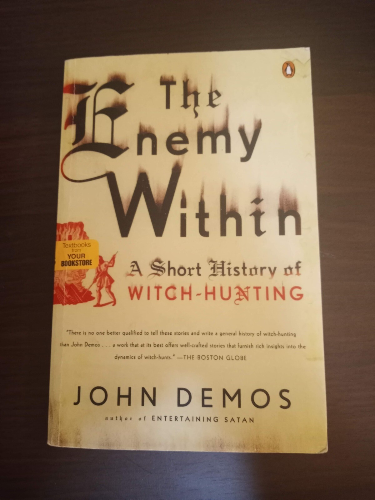 The Enemy Within: A Short History Of Witch-Hunting By John Demos | eBay