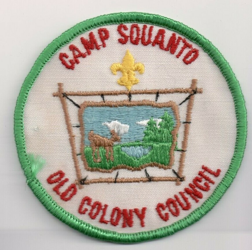 AJ BSA Patch, Camp Squanto 1960s-70s, Old Colony Council, Massachusetts ...