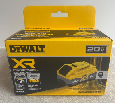 Dewalt DCB2108 20V Max XR Powerpack 8.0 Ah Battery New and sealed! | eBay