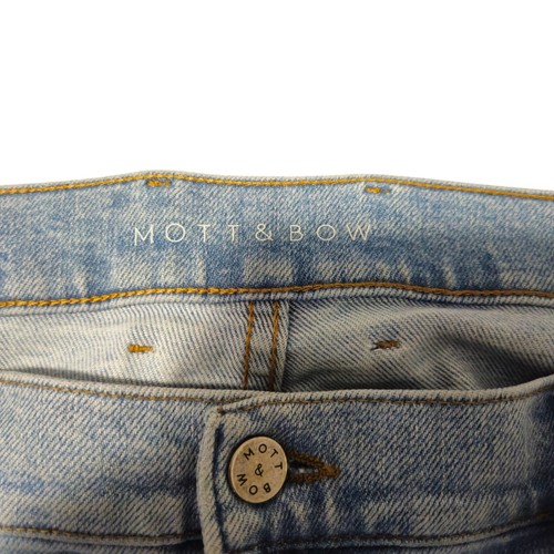 Mott & Bow Jeans Men's Size 40X32 Slim Light Blue Denim Straight Leg | eBay